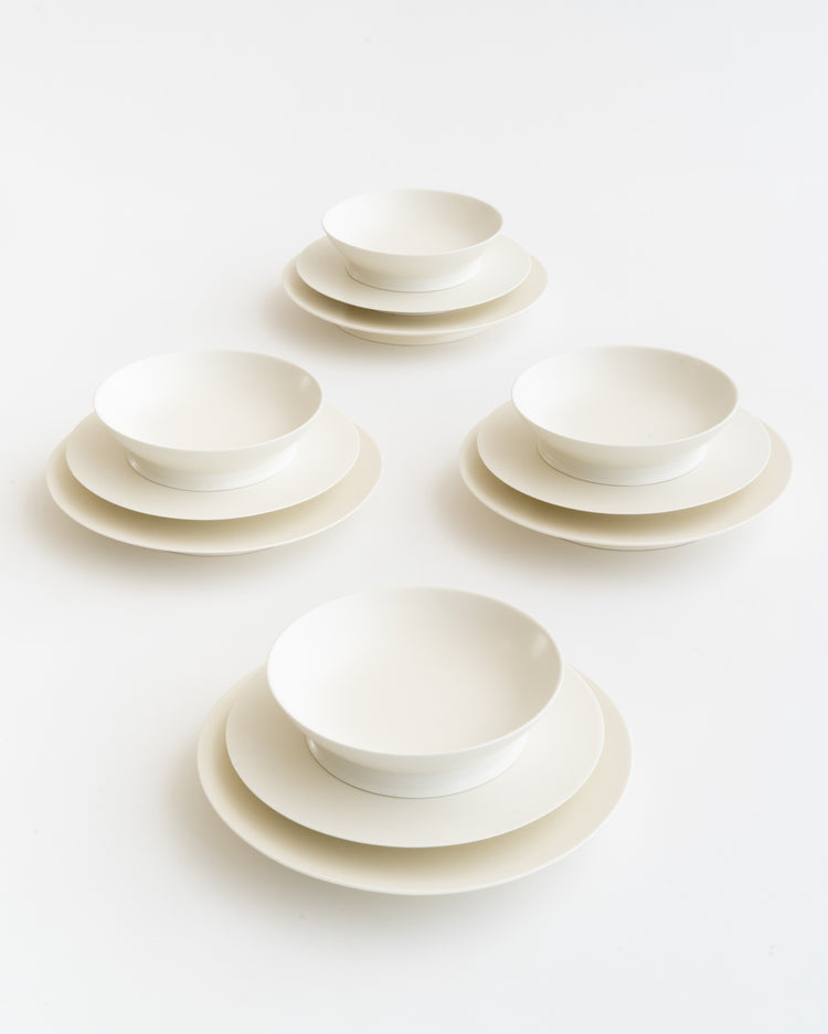 Dinner Set 12 pieces Off White Ra – SERAX