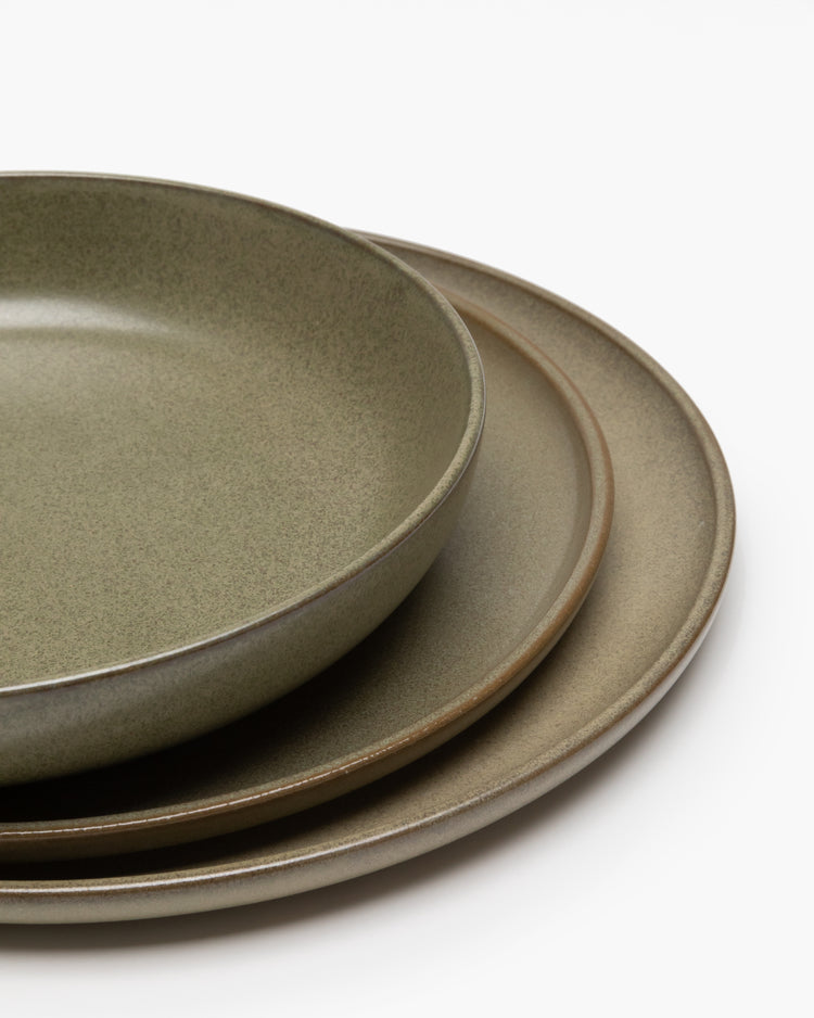 Dinerset 12-delig - Surface servies van Sergio Herman - groen – SERAX