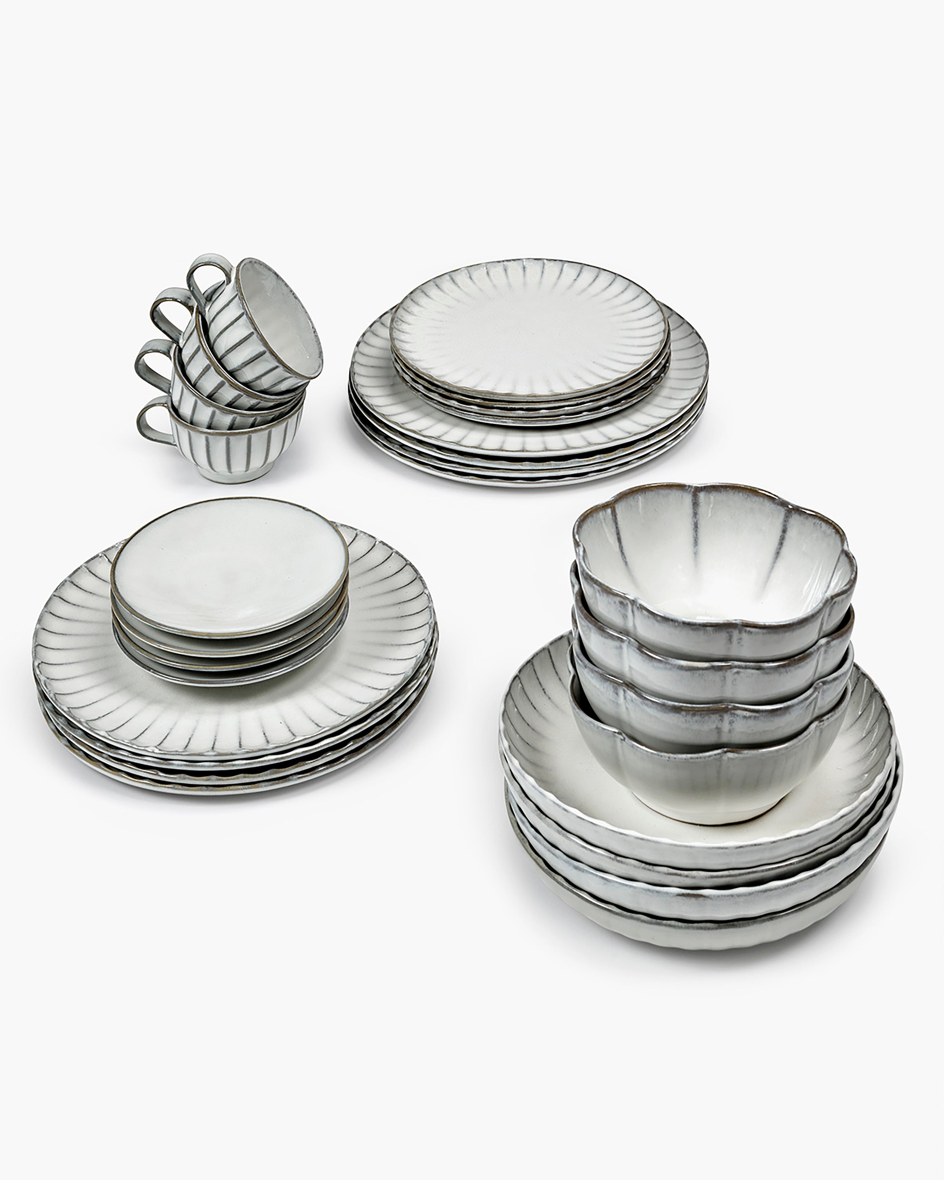 SERAX Inku Tableware Full 28-Piece Set by Sergio Herman - SERAX
